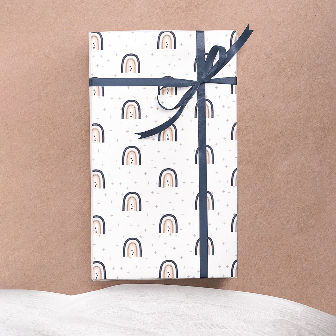 Luna rainbow Wrapping Paper printable – modernEID