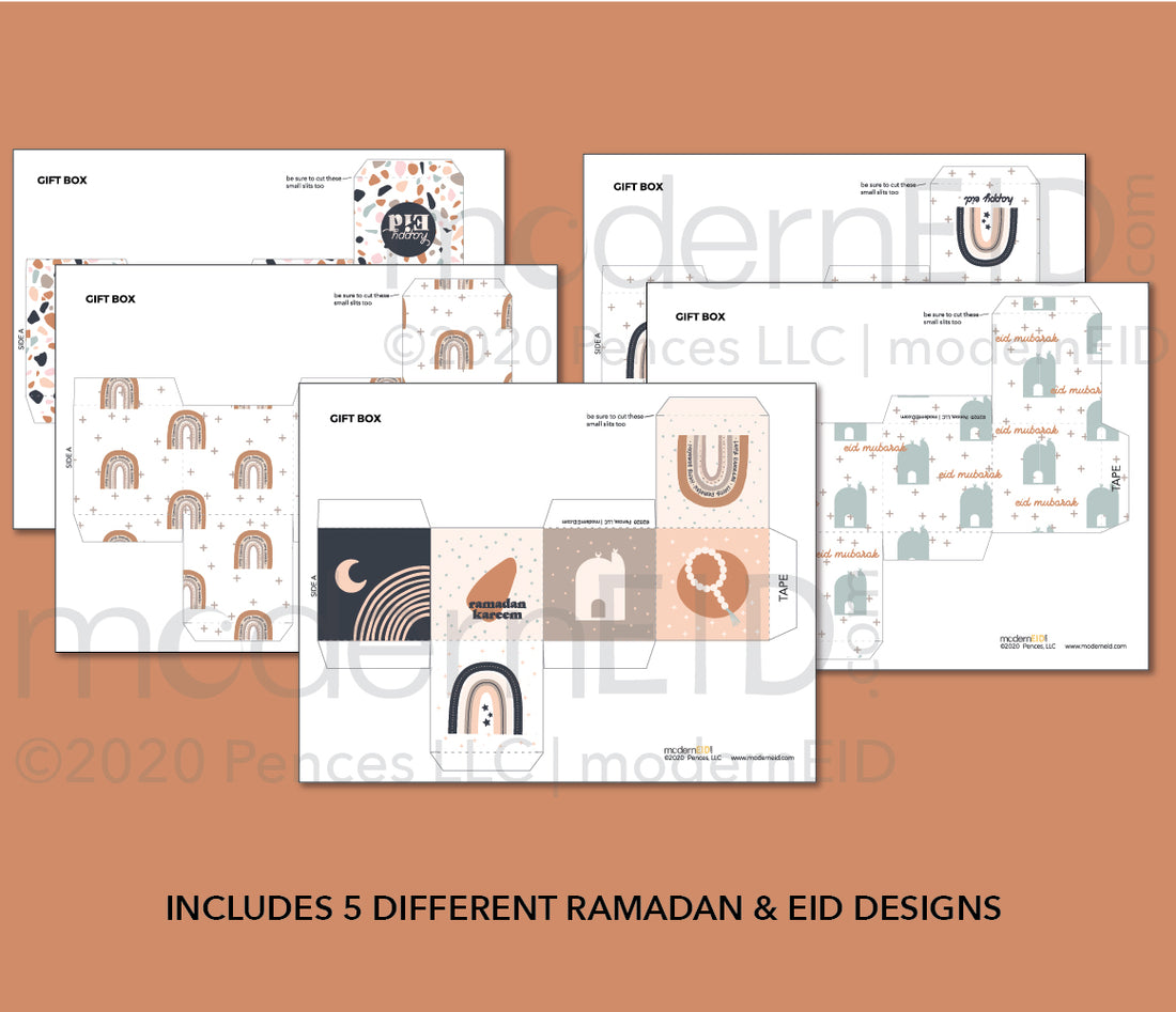 Luna Ramadan Gift Boxes printable – modernEID